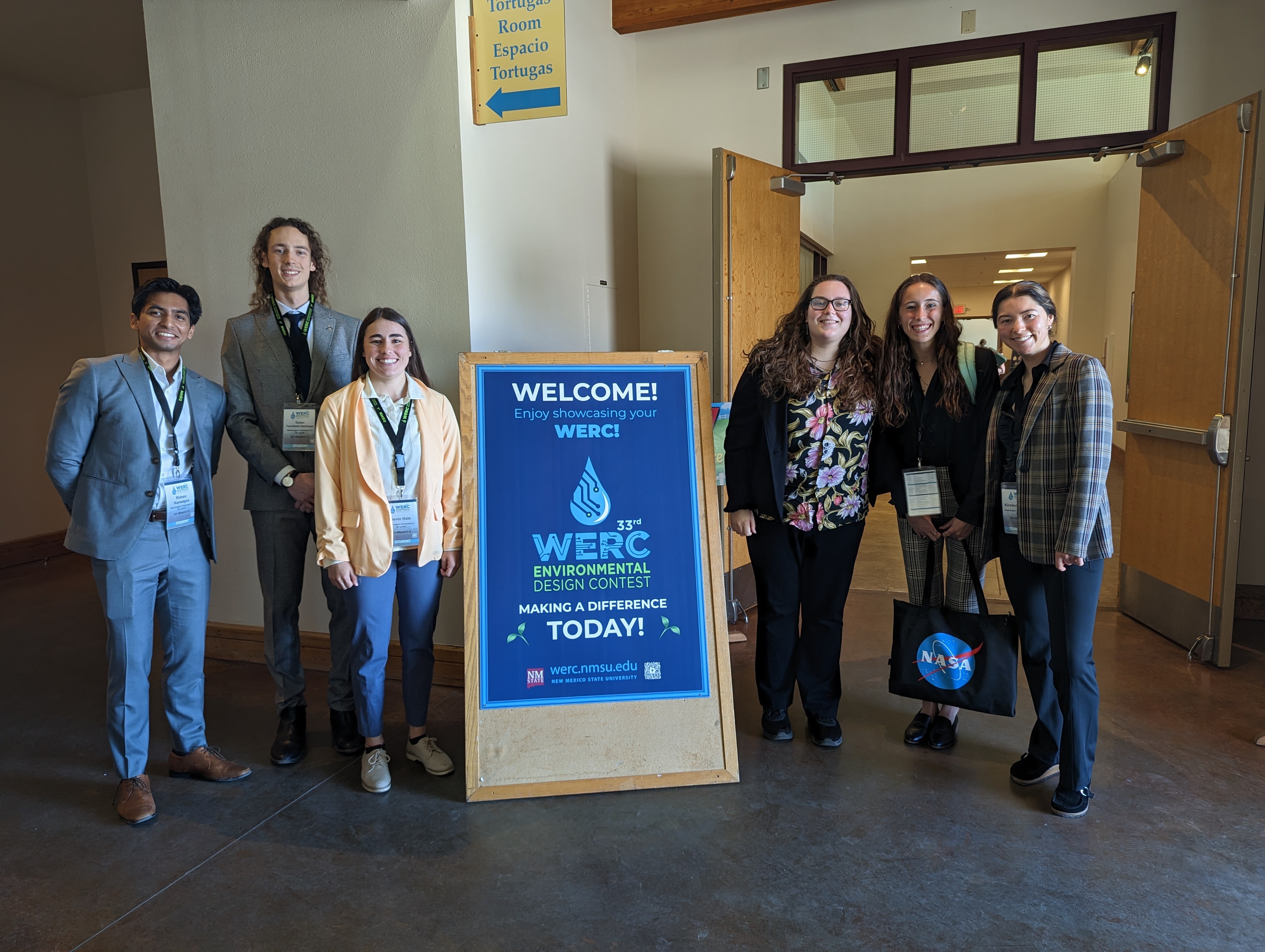 EECE capstone students take second place in WERC bench-scale ...